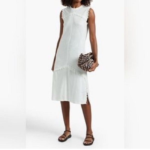 10 Crosby Derek Lam | Dresses | Derek Lam Crosby Crochet Trimmed Off ...